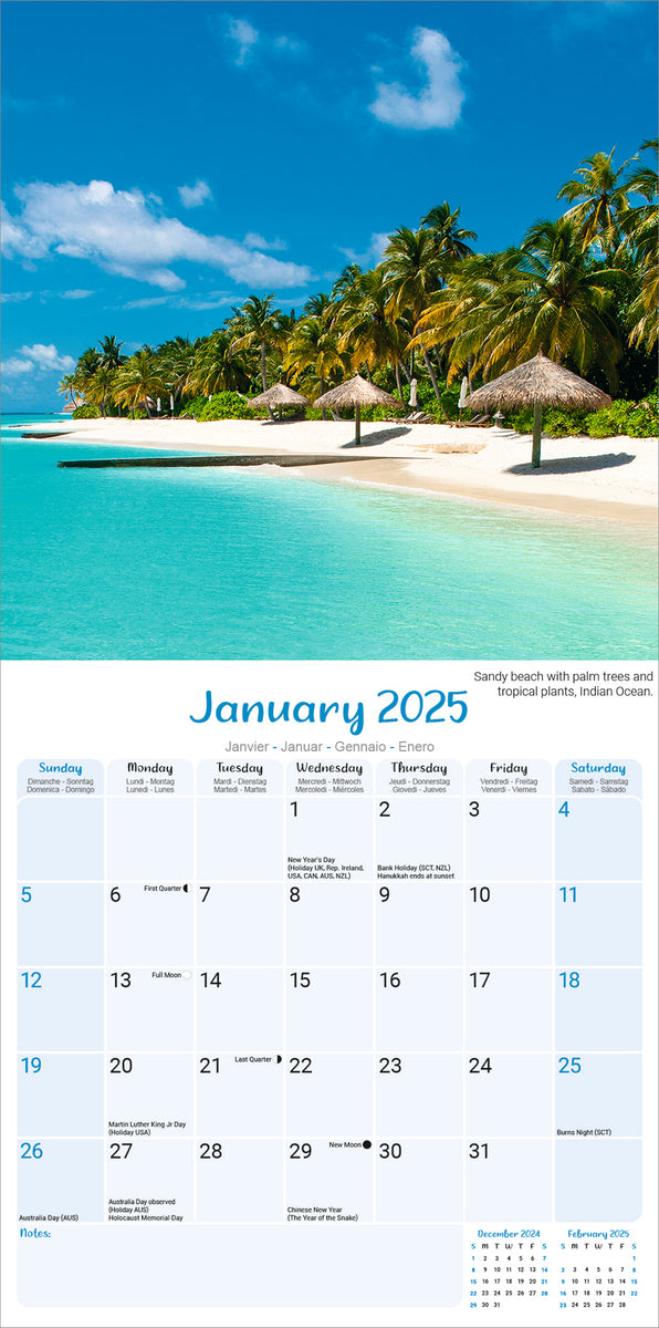 Tropical Islands Kalender 2025 – De Kalenderman